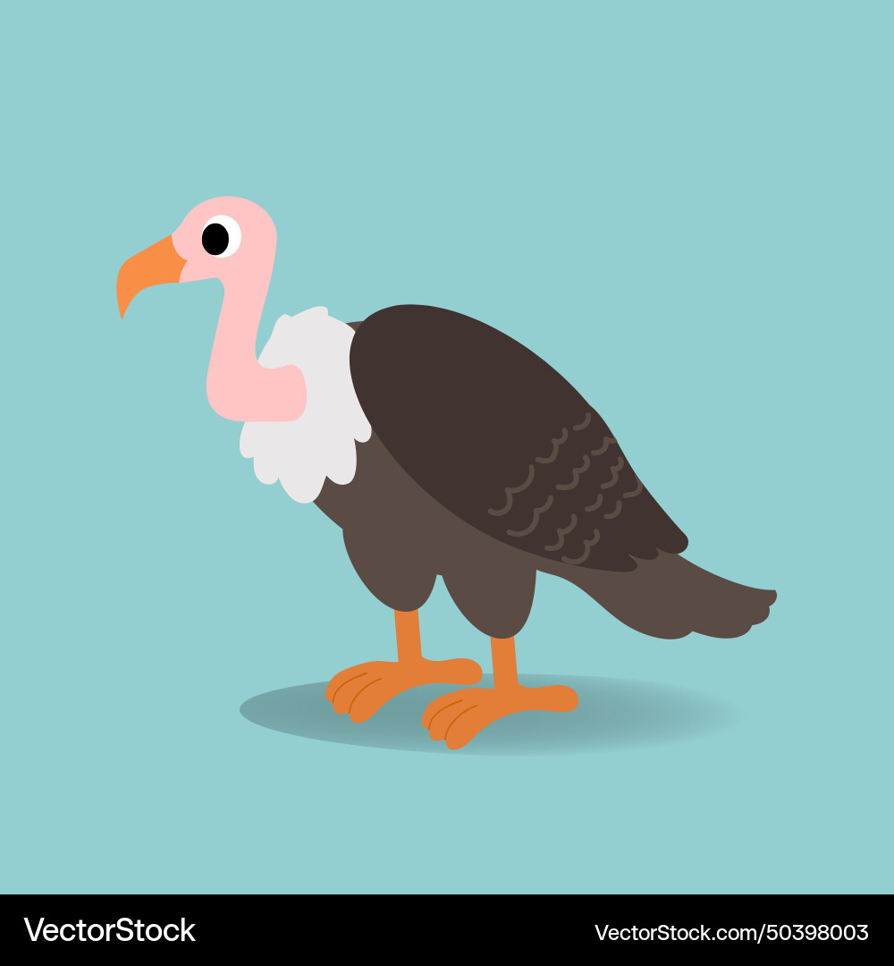 Vulture cartoon Royalty Free Vector Image - VectorStock