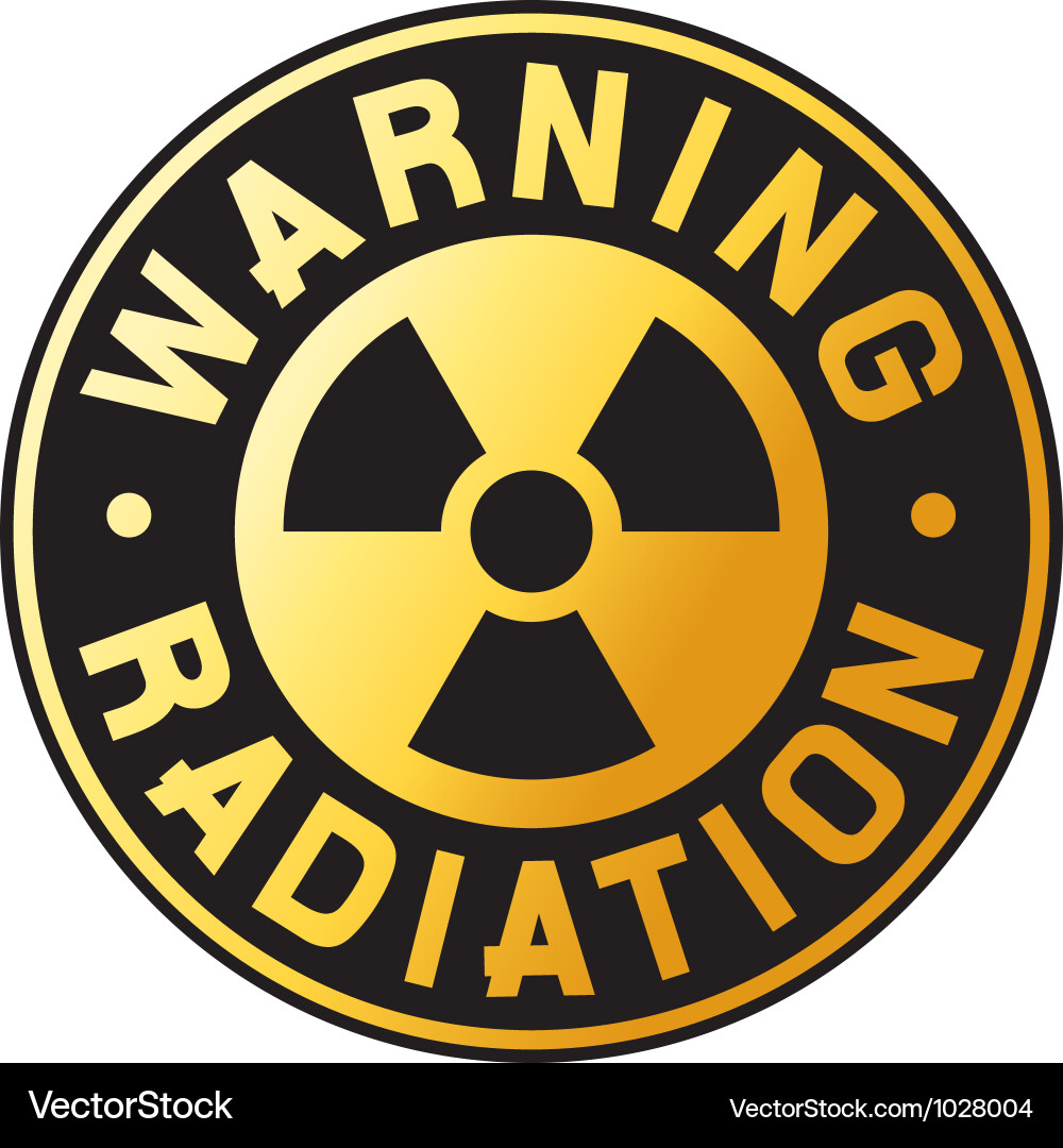 Nuclear Warning Symbol Royalty Free Vector Image Nuclear Symbol Images