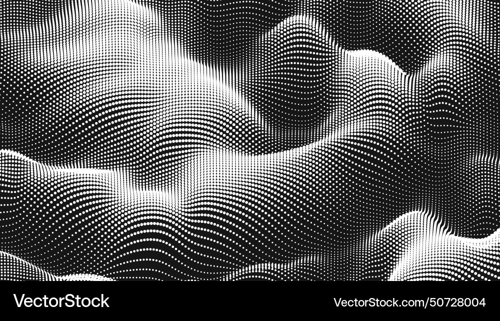 Point wave noise texture abstract dot background Vector Image