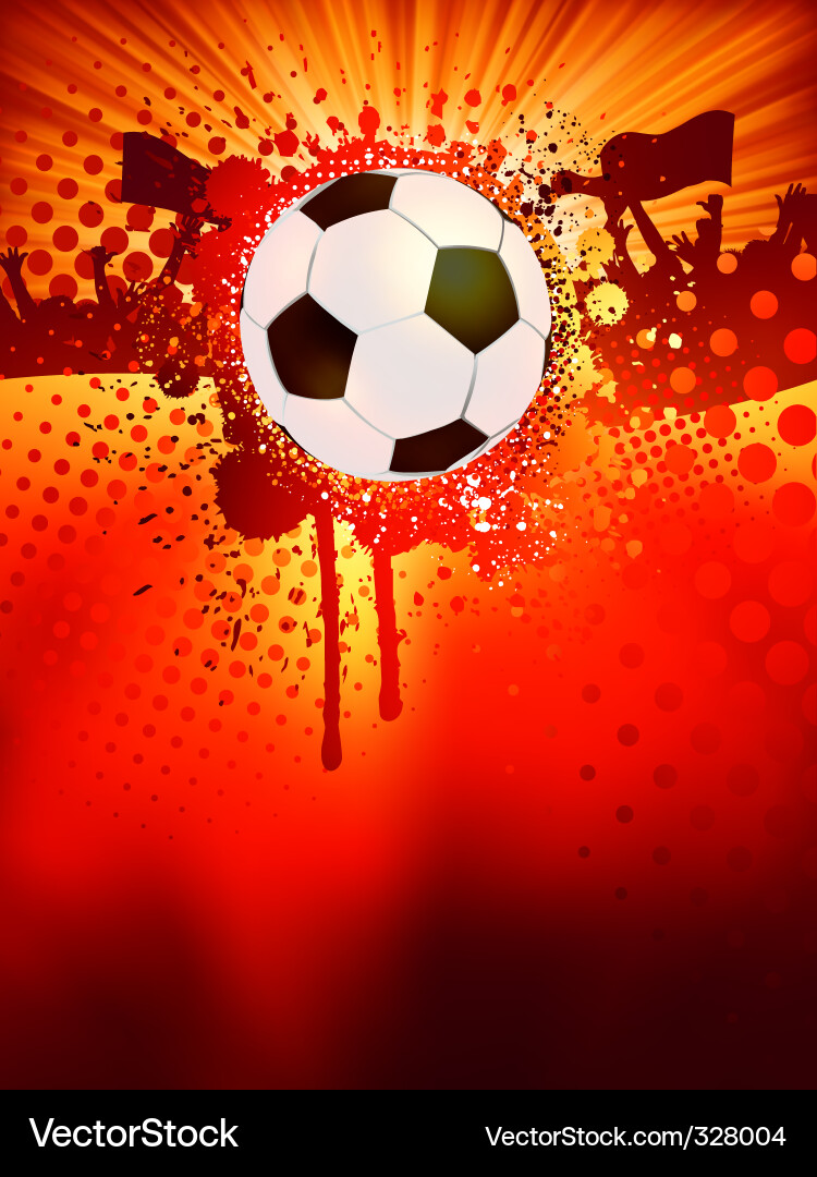 Soccer poster Royalty Free Vector Image - VectorStock