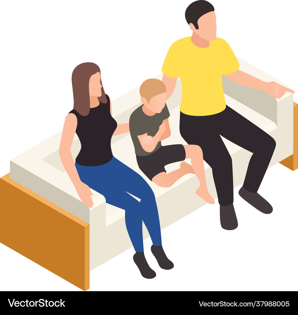 Family therapy icon Royalty Free Vector Image - VectorStock