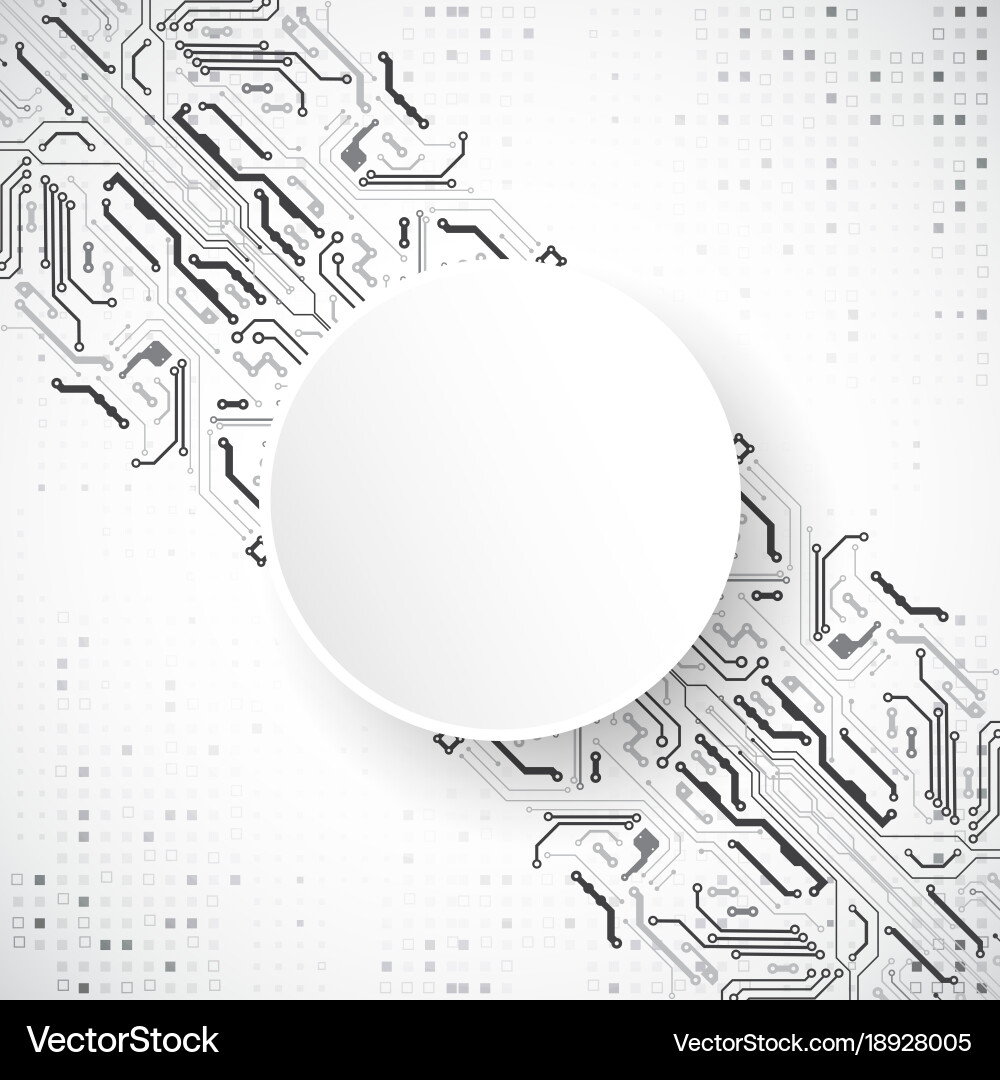 Hi-tech digital technology and engineering theme Vector Image