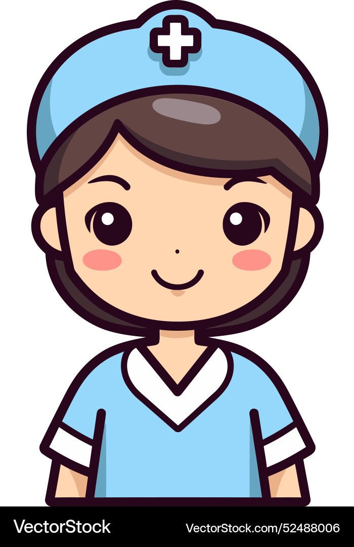 Nurse at hospital designsupportive nurse Vector Image