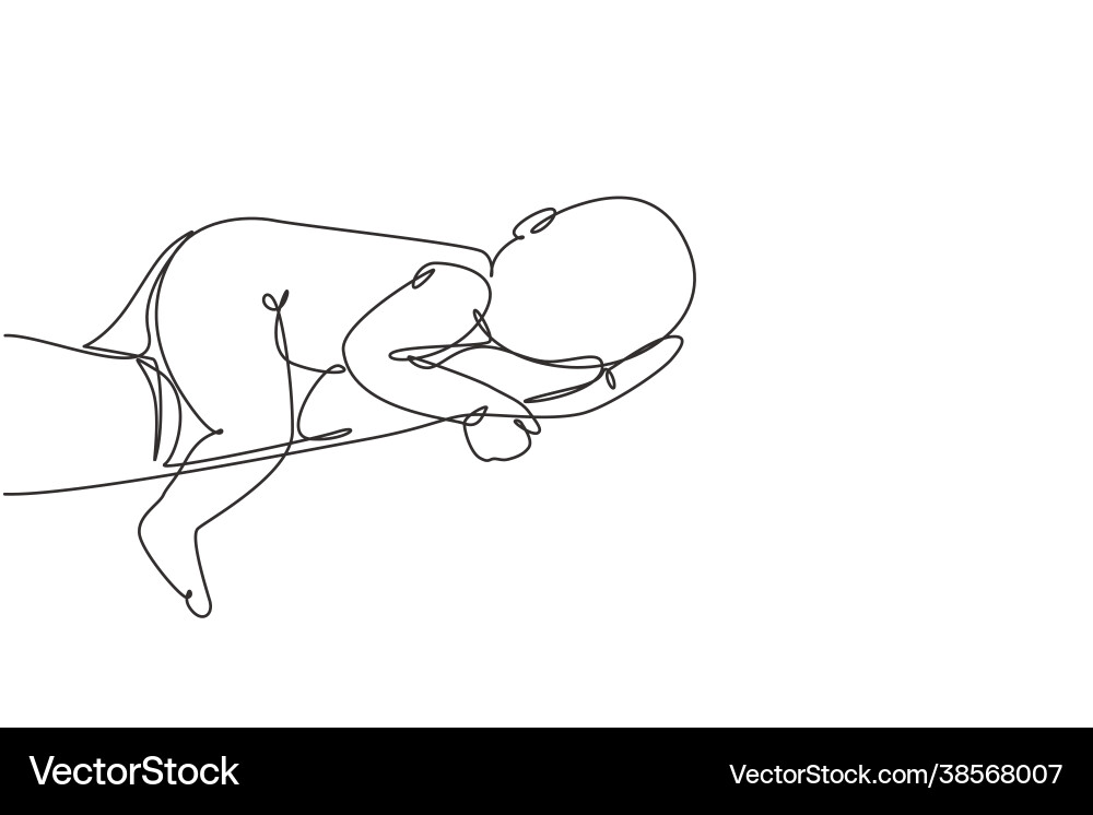 New Born Baby Line Drawing Vector Images (over 340)