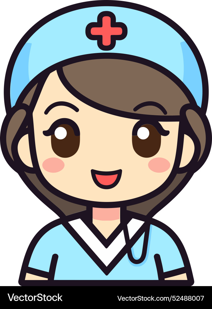 Supportive nurse hands Royalty Free Vector Image