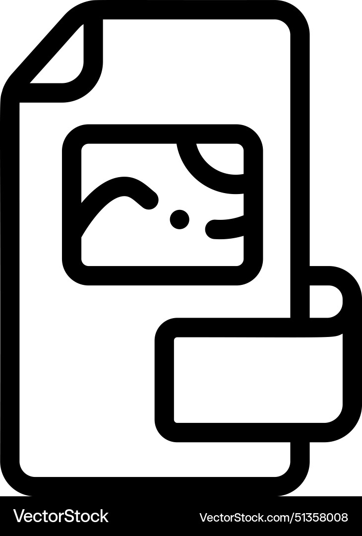 Archive icon thin linear style design isolated Vector Image