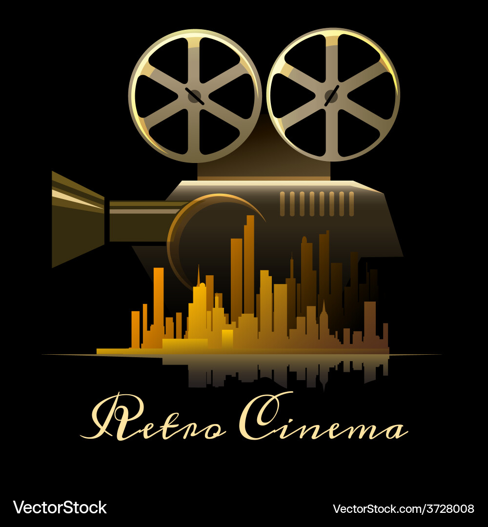 Cinema poster Royalty Free Vector Image - VectorStock