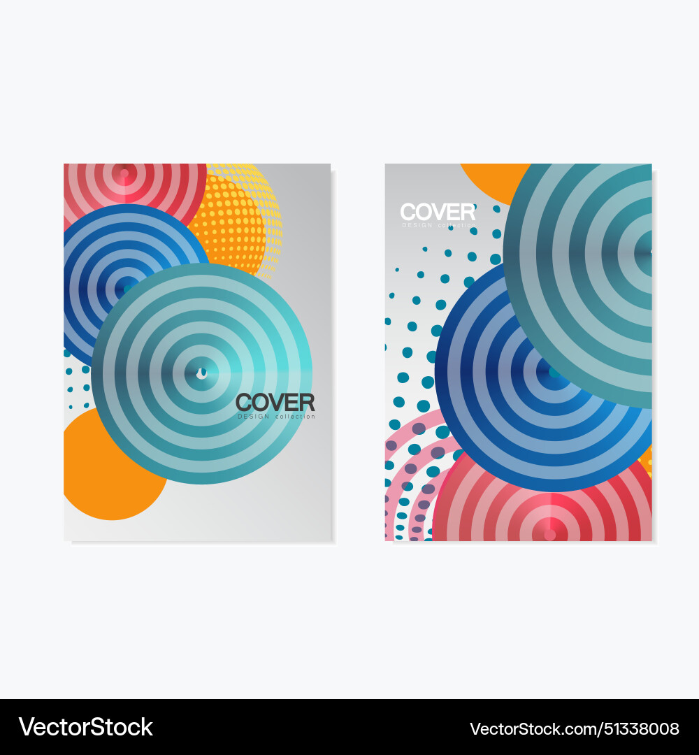 Colorful brochure design template Royalty Free Vector Image
