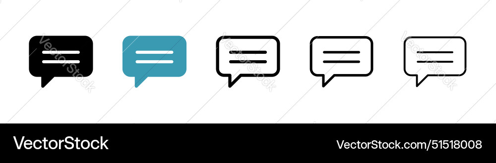 Comment icon Royalty Free Vector Image - VectorStock