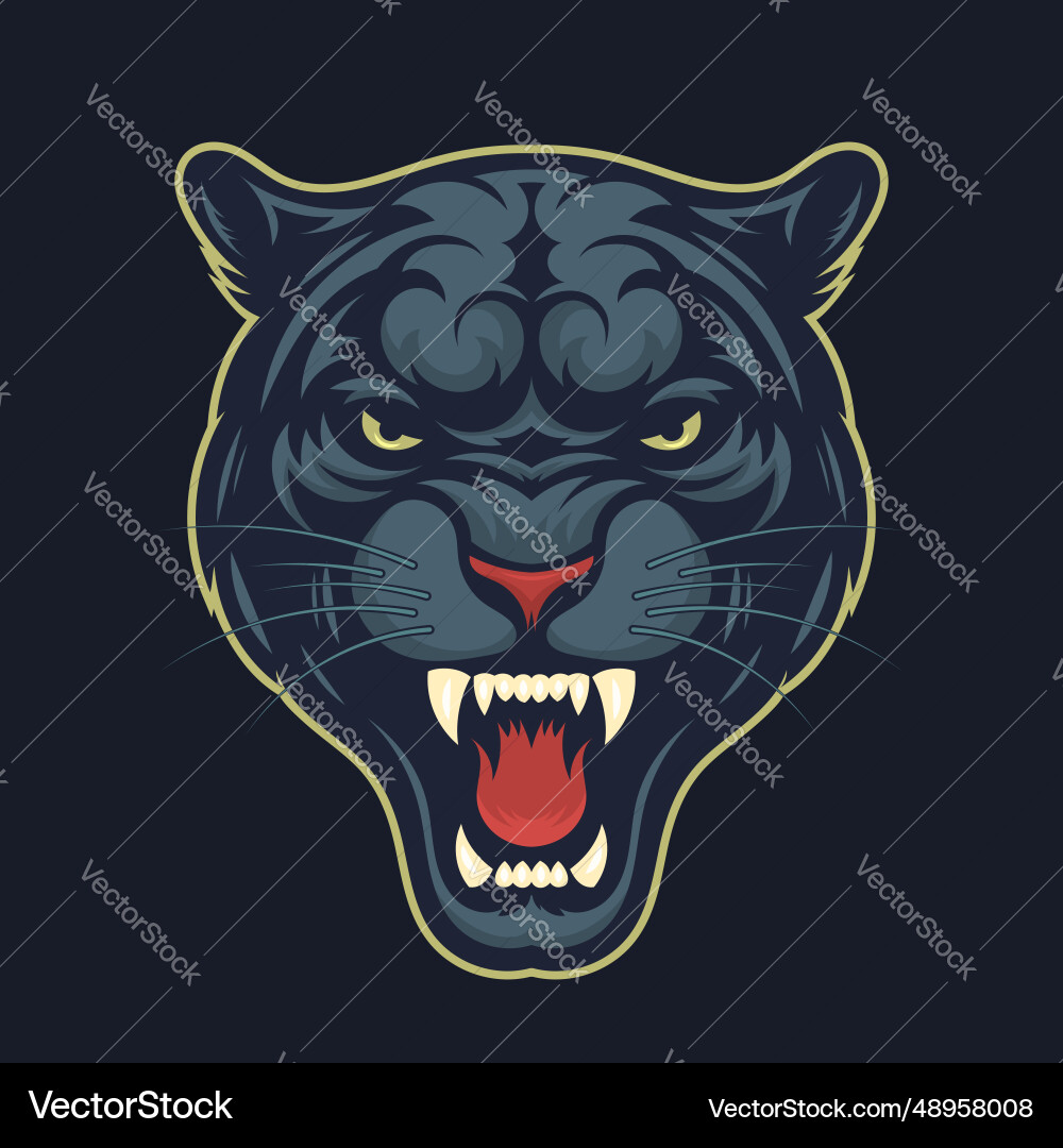 Panther Mascot Vector
