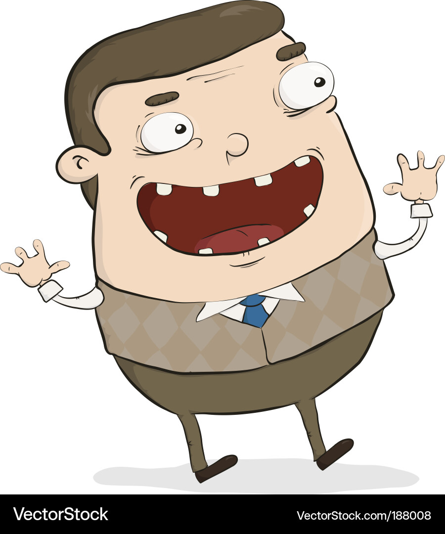Surprise Teacher Royalty Free Vector Image Vectorstock