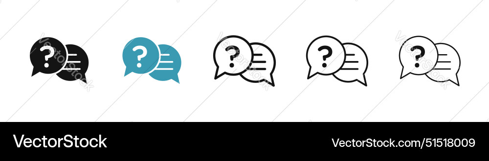 Comment question icon Royalty Free Vector Image