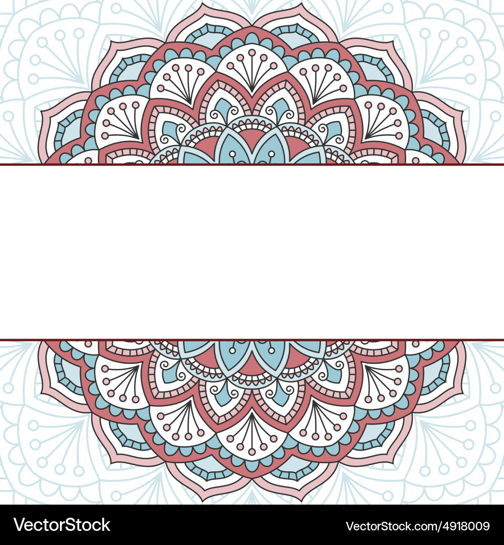Floral oriental pattern Royalty Free Vector Image