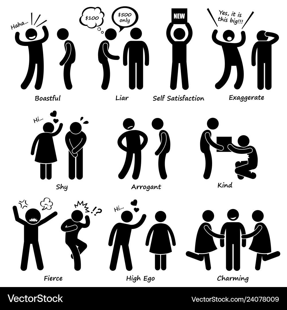 Cocky Person Vector Images (91)