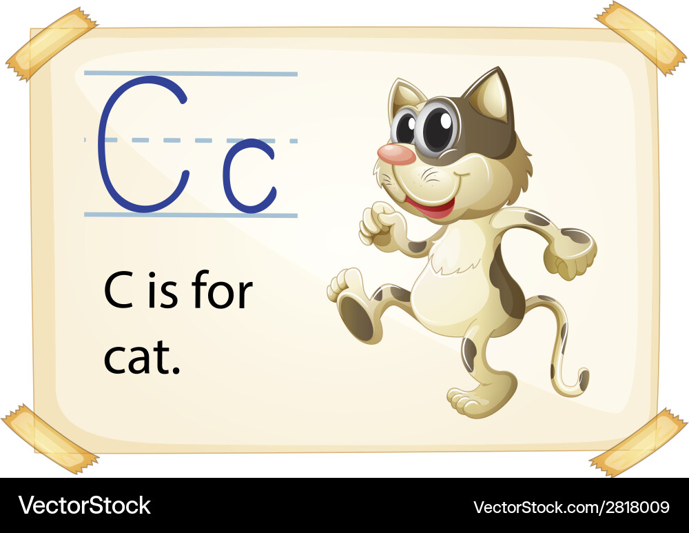 Letter c Royalty Free Vector Image - VectorStock