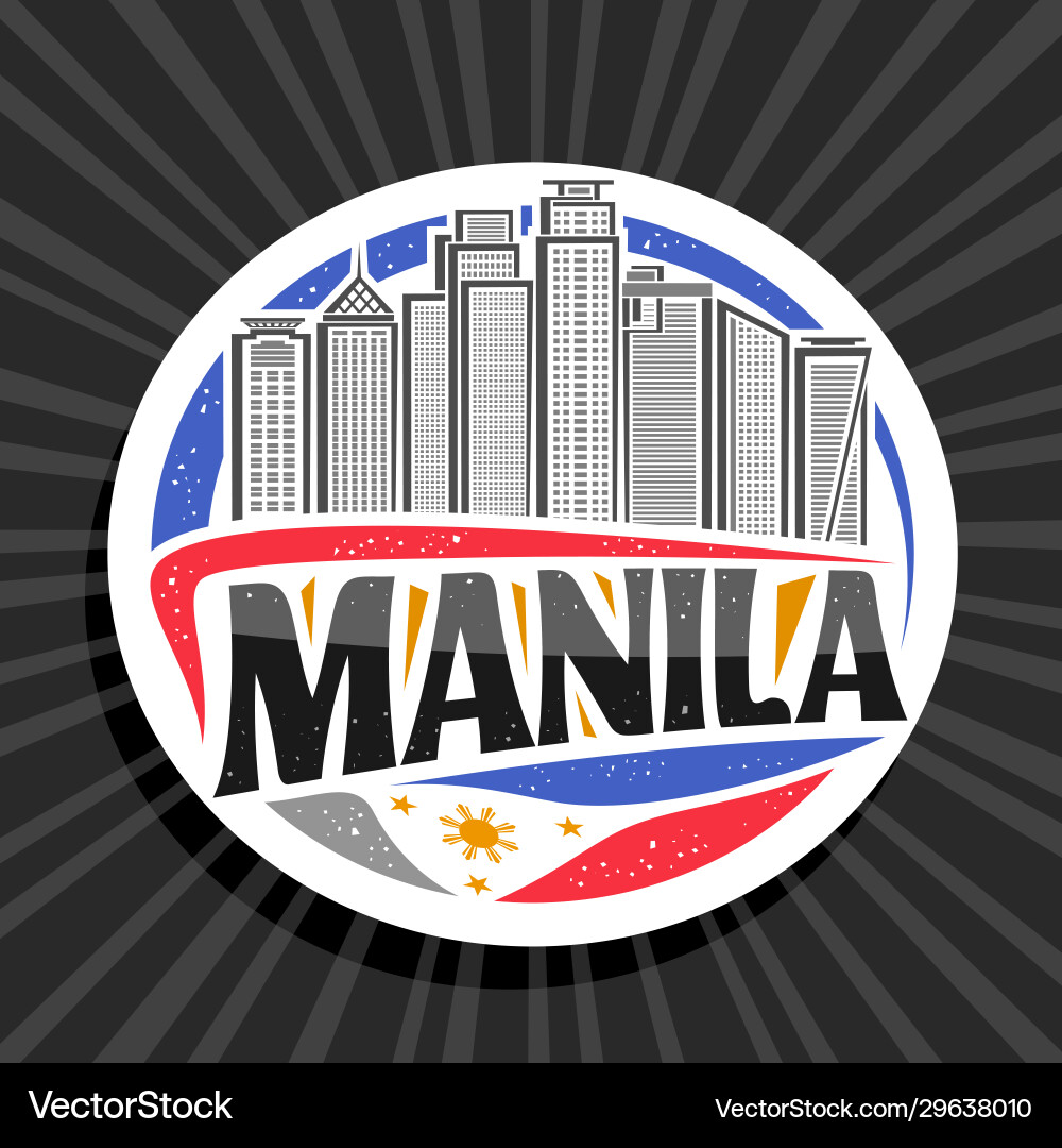 Logo for manila Royalty Free Vector Image - VectorStock