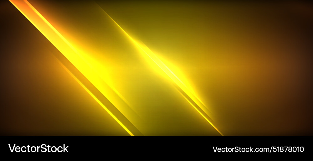 Neon dynamic diagonal light rays background Vector Image