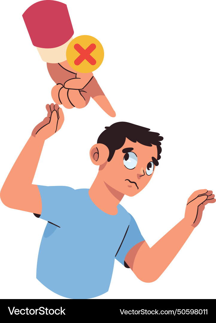 Discrimination awareness design Royalty Free Vector Image