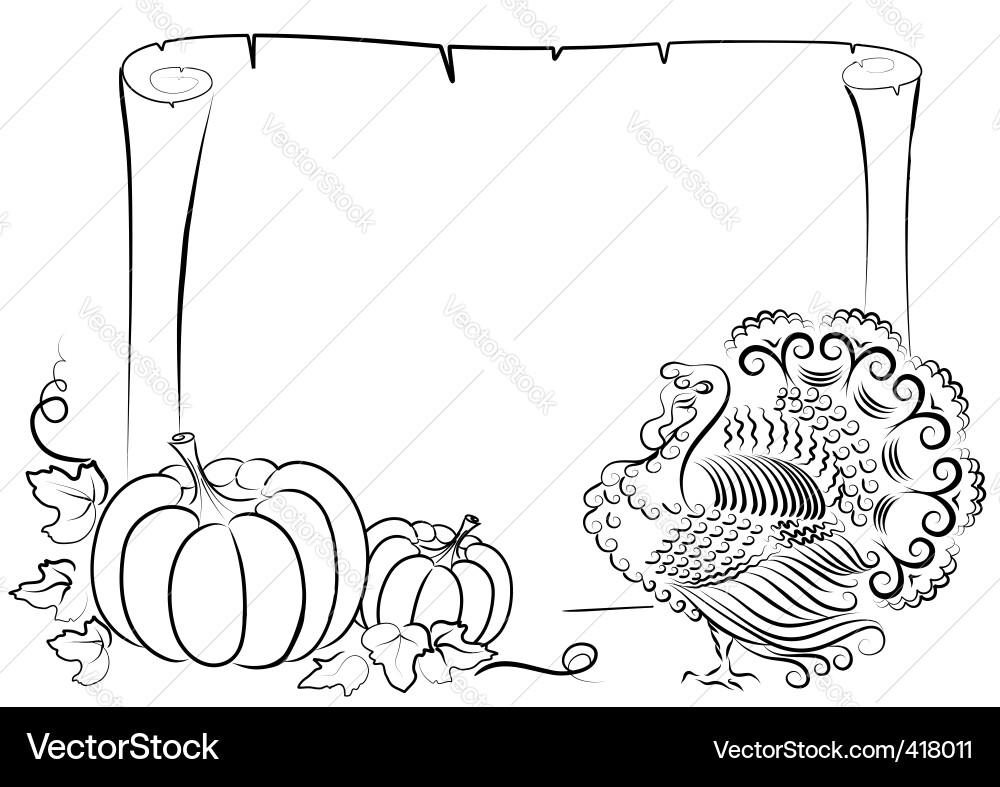 Thanksgiving background Royalty Free Vector Image