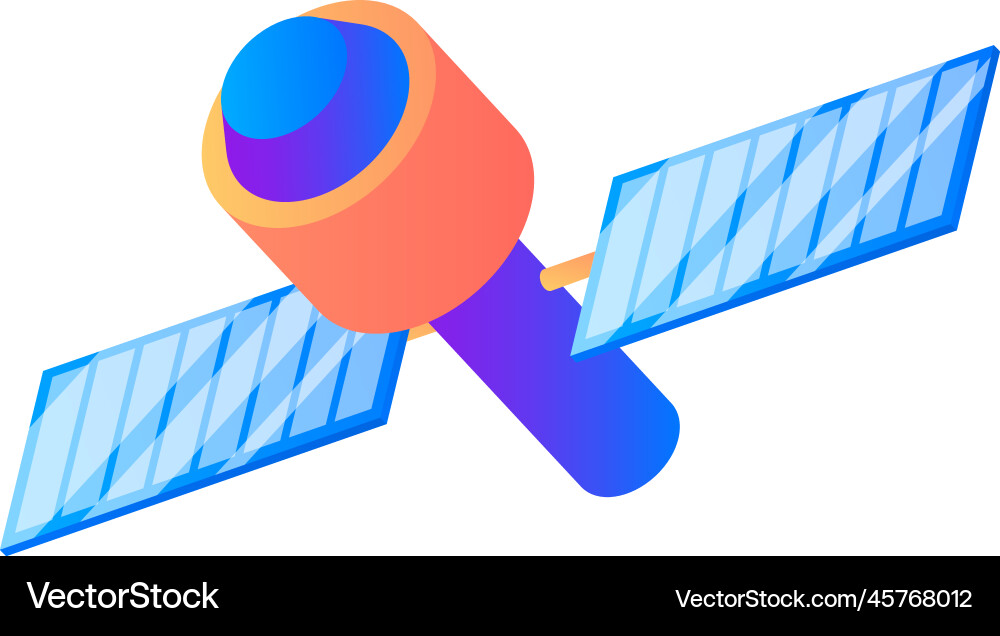 Business space isometric composition Royalty Free Vector