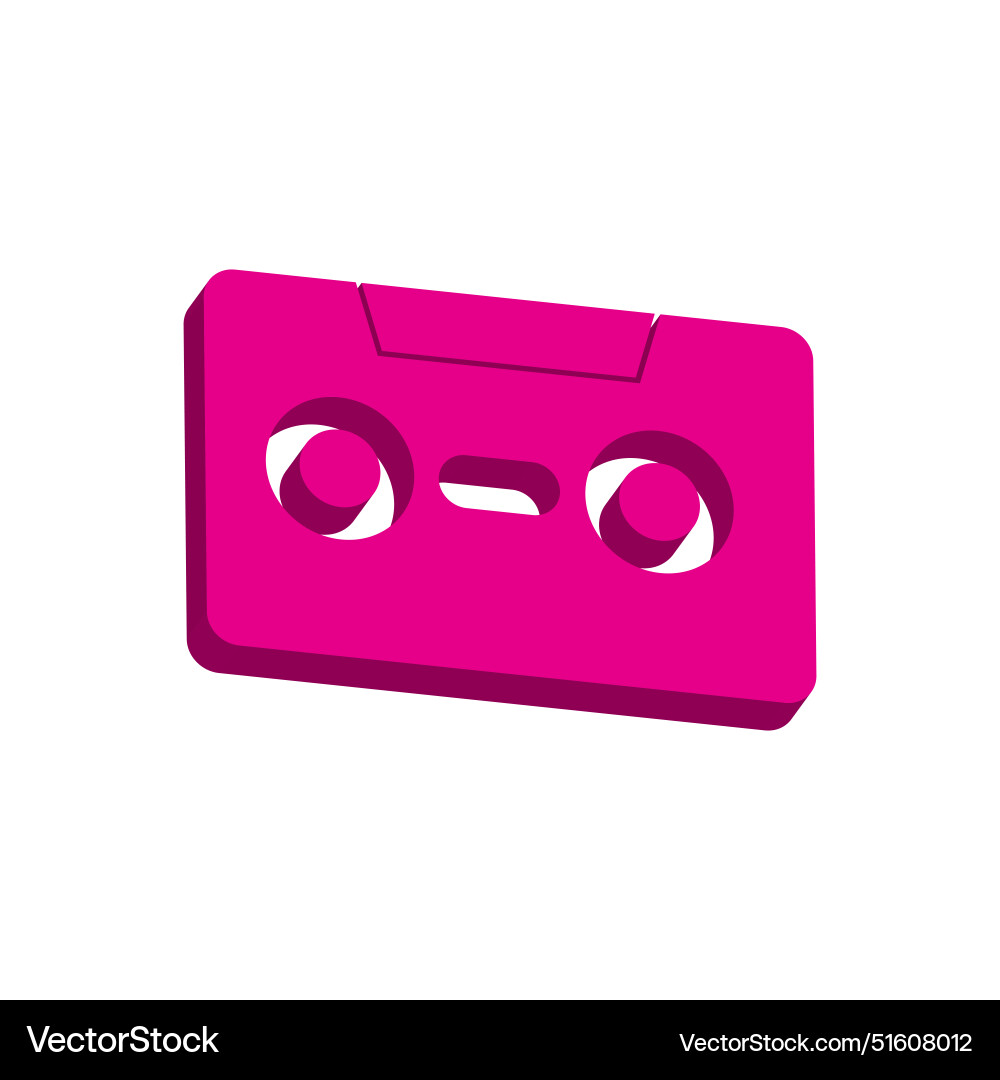 Cassette logo Royalty Free Vector Image - VectorStock