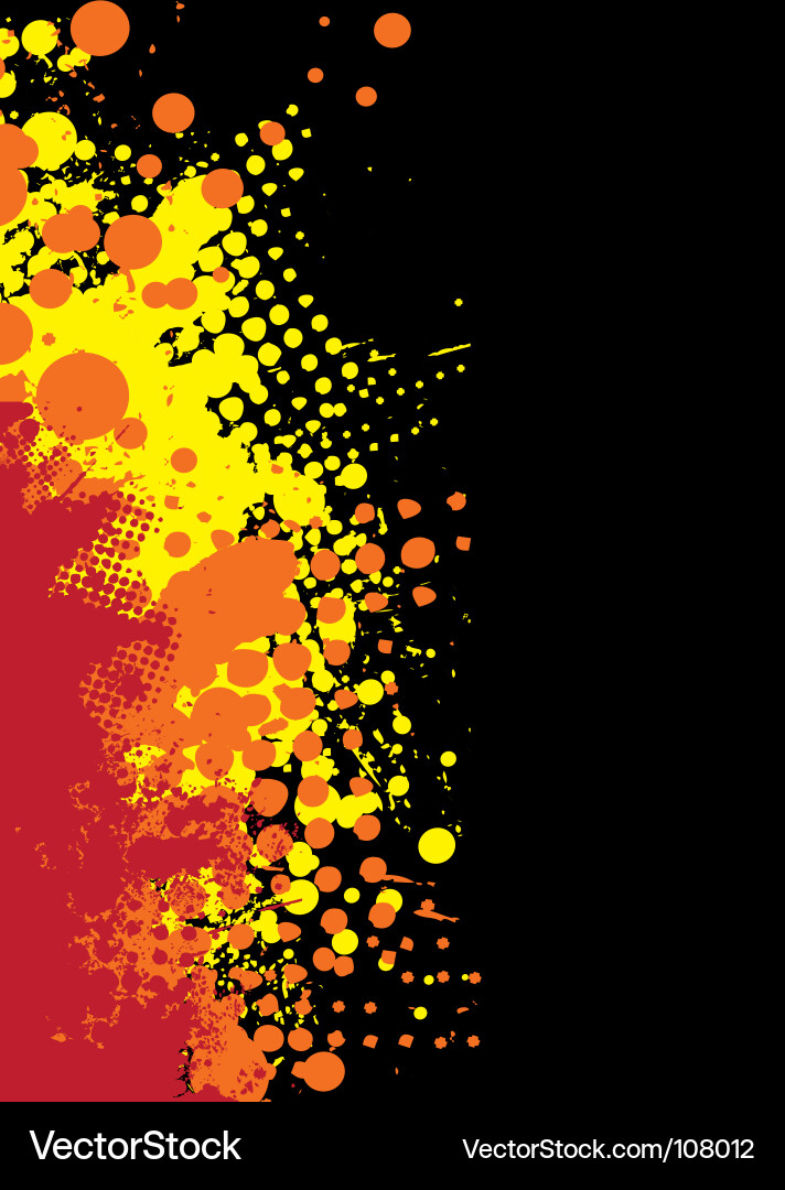 Grunge splat Royalty Free Vector Image - VectorStock