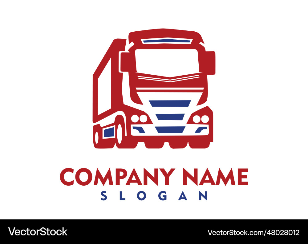 LKW Logo Lizenzfreies Vektorbild - VectorStock