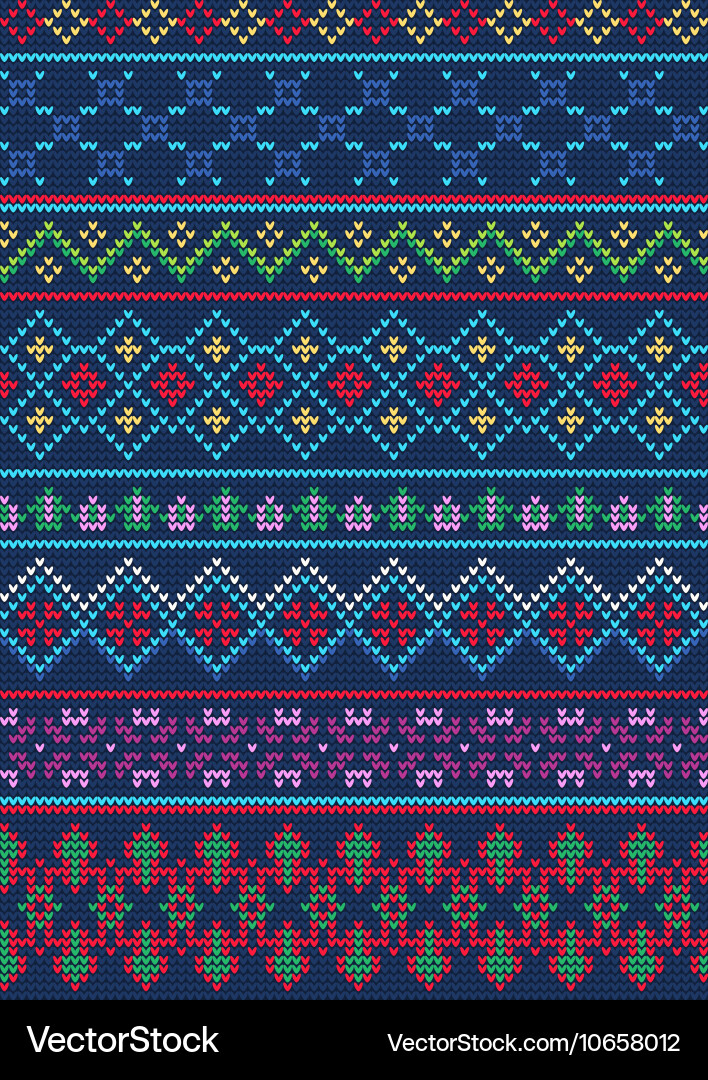 Ugly sweater pattern 1 Royalty Free Vector Image
