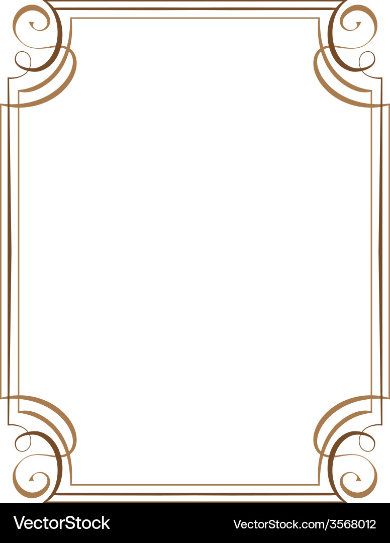 Vertical frame Royalty Free Vector Image - VectorStock