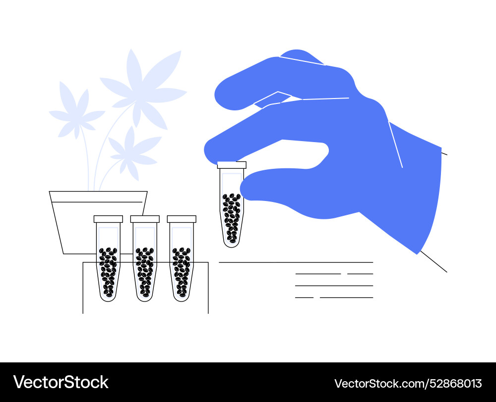 Planting cannabis seeds isolated cartoon Vector Image Planting cannabis seeds isolated cartoon Vector Image