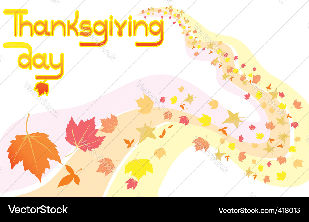 Thanksgiving background Royalty Free Vector Image