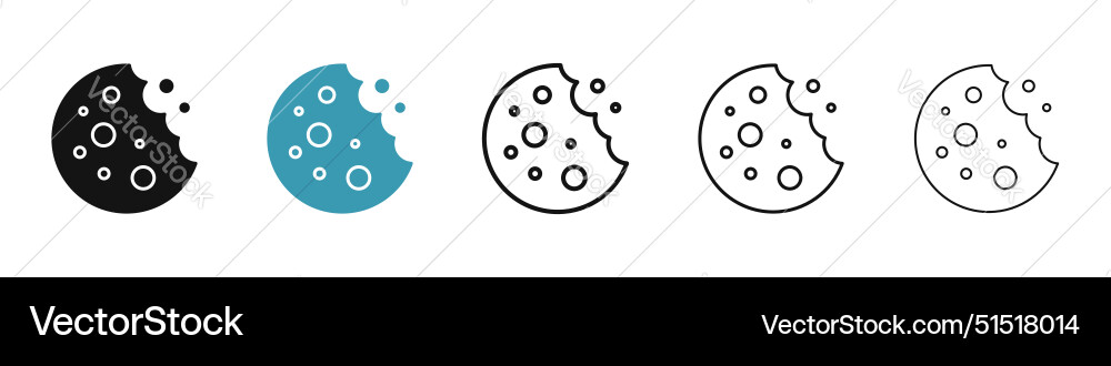 Cookie icon Royalty Free Vector Image - VectorStock