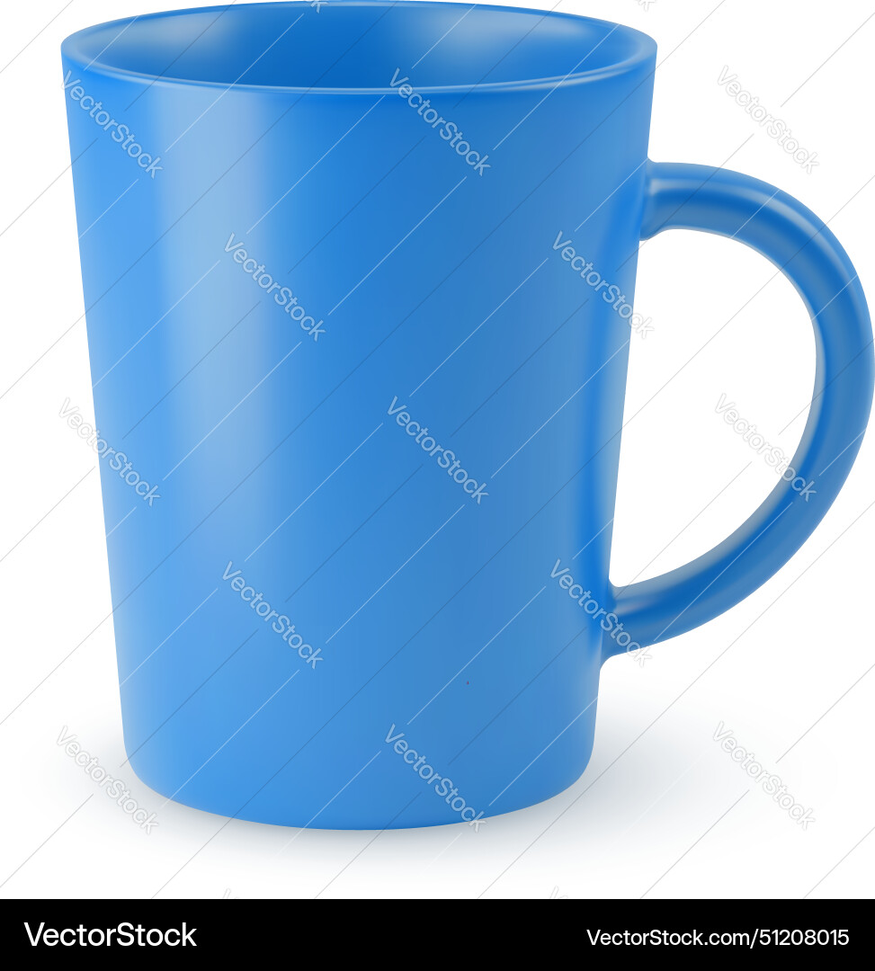 Empty cup Royalty Free Vector Image - VectorStock
