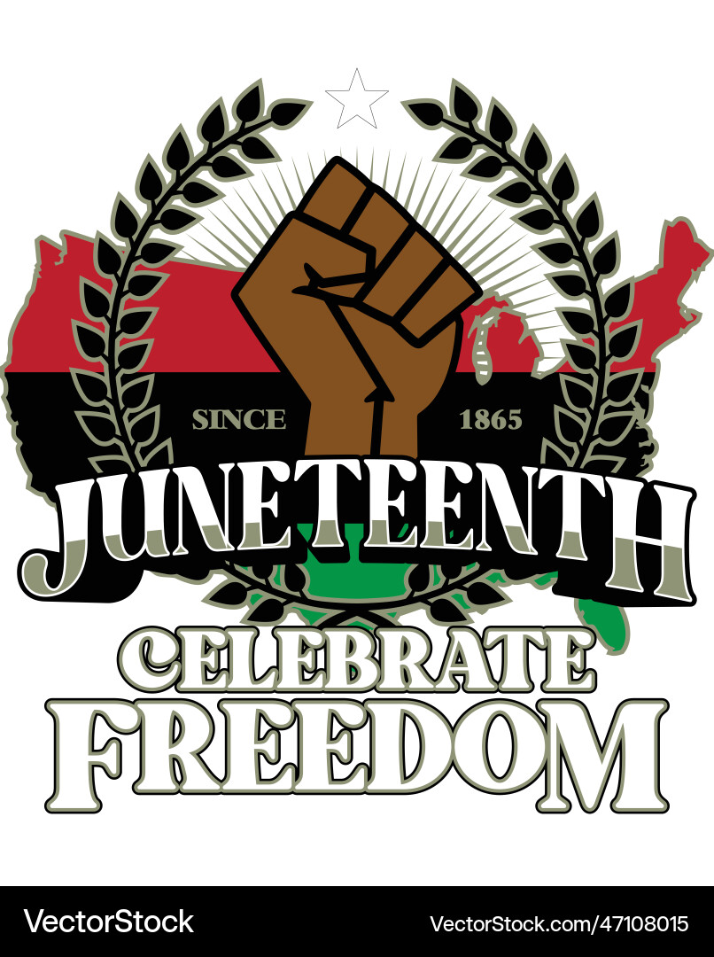 Juneteenth design 11 Royalty Free Vector Image