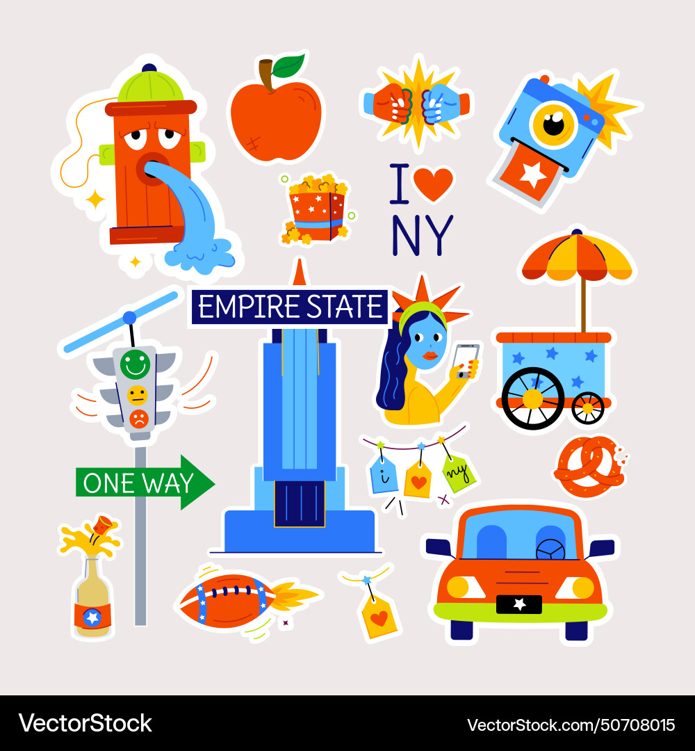 Nyc culture Royalty Free Vector Image - VectorStock
