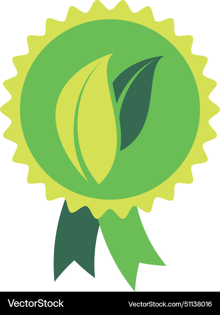 Eco label design Royalty Free Vector Image - VectorStock