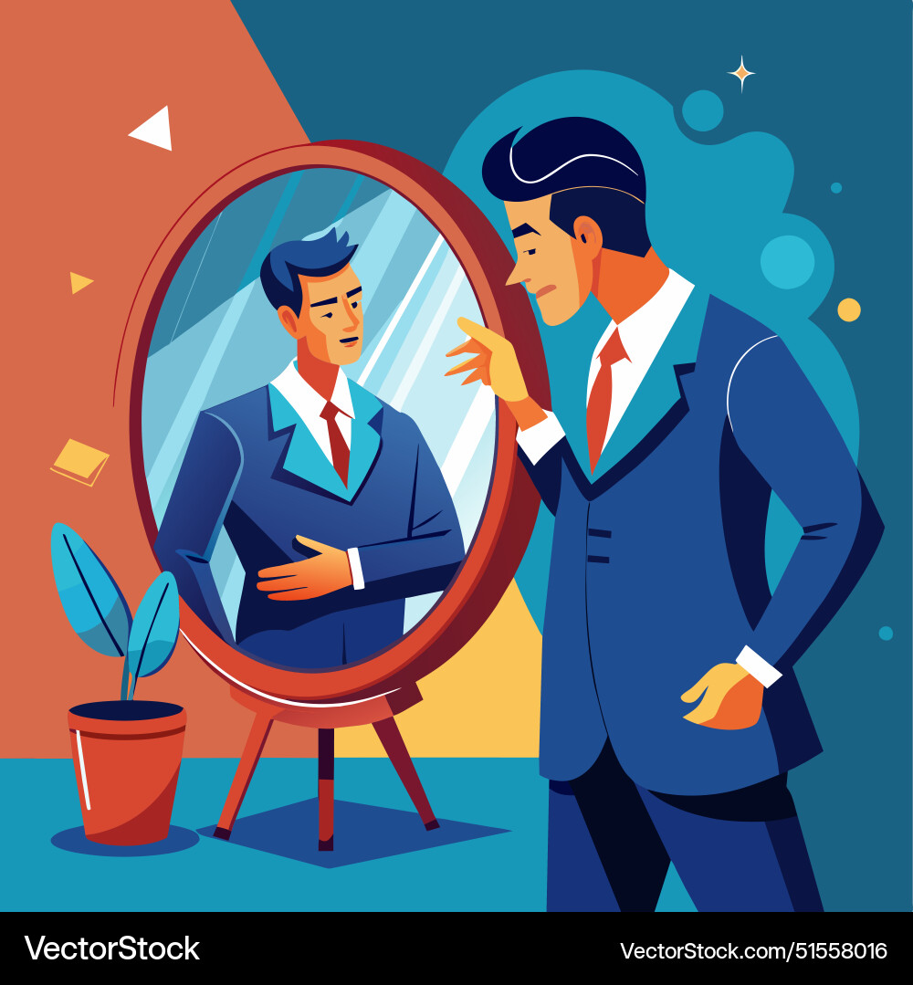 Self awareness aware of different aspect Vector Image