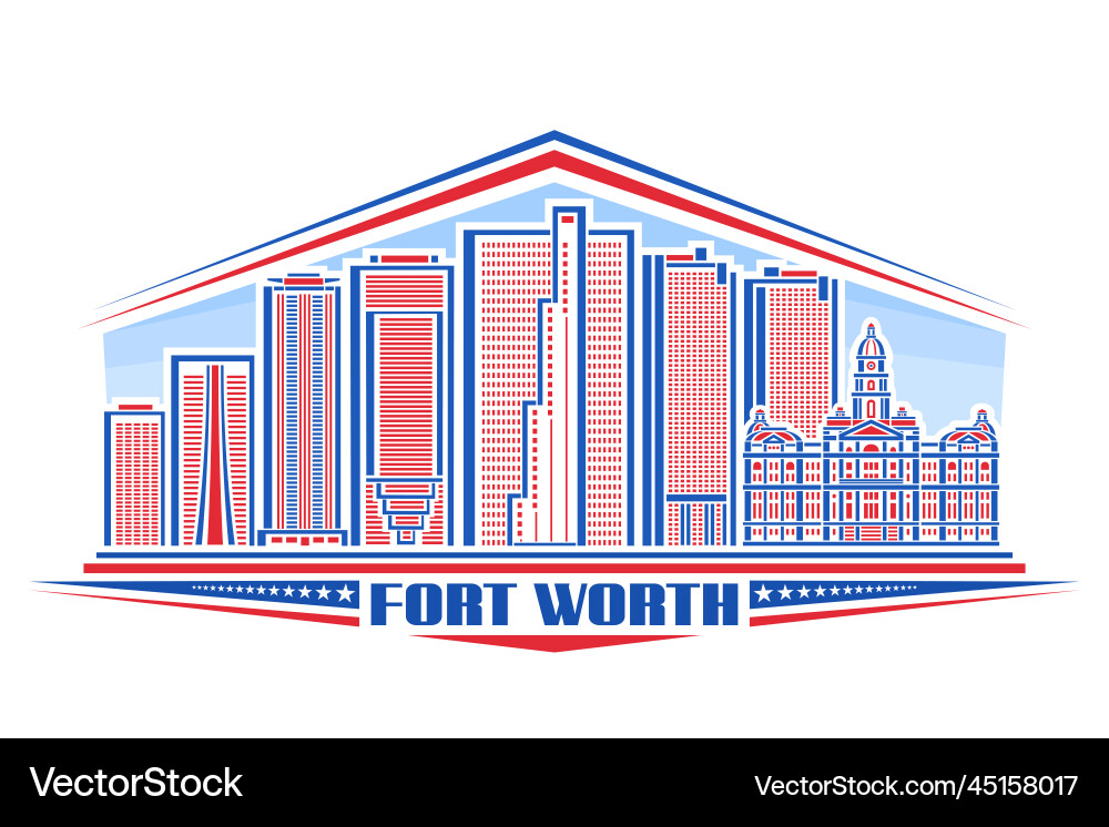 Fort worth Royalty Free Vector Image - VectorStock