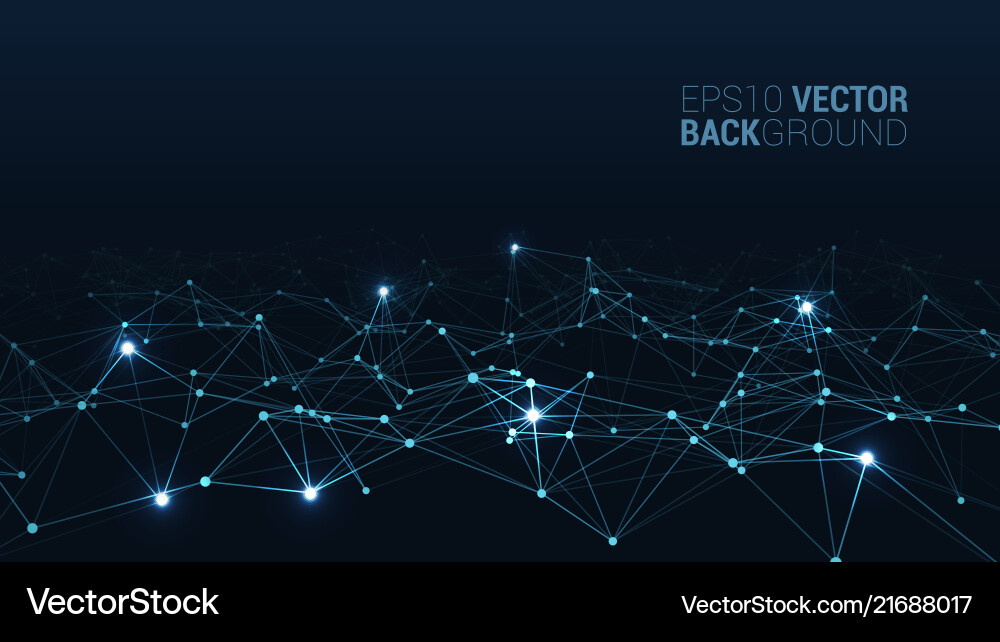 Futuristic Digital Network Royalty Free Vector Image