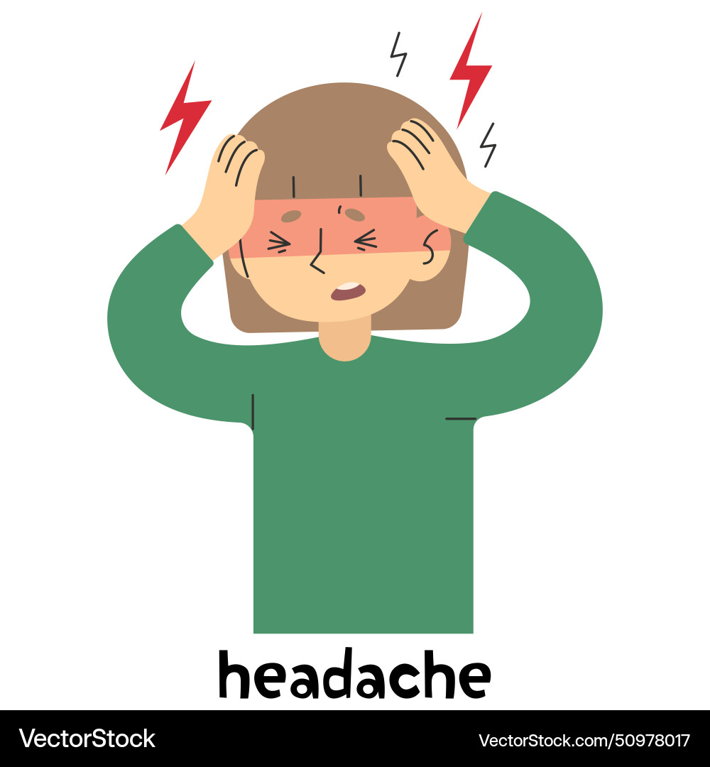 Headache 5 Royalty Free Vector Image - VectorStock