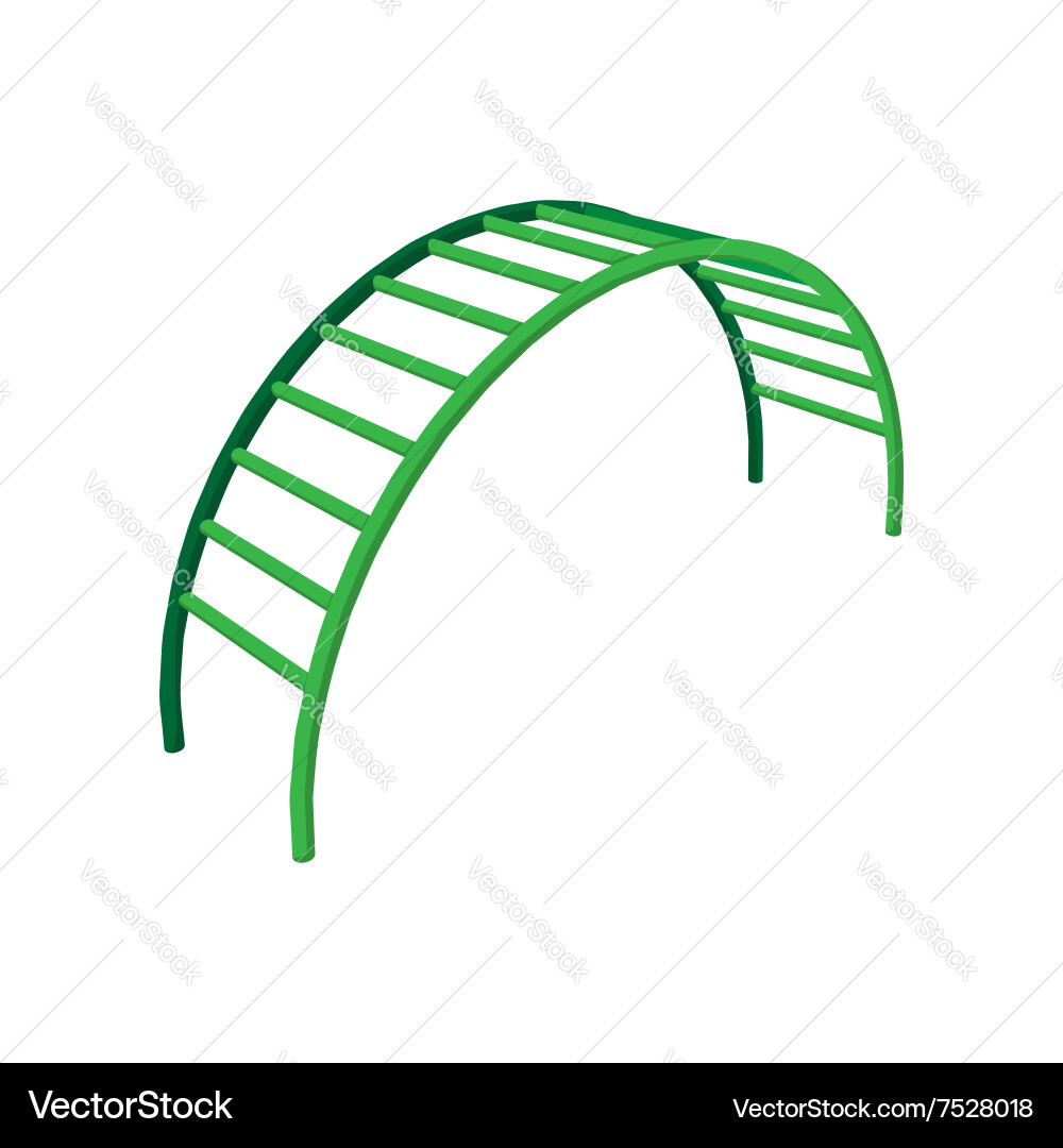 Climbing stairs cartoon icon Royalty Free Vector Image