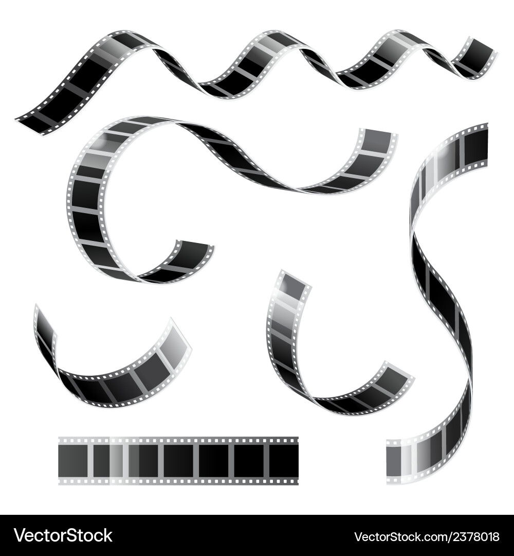 Film reel Royalty Free Vector Image - VectorStock