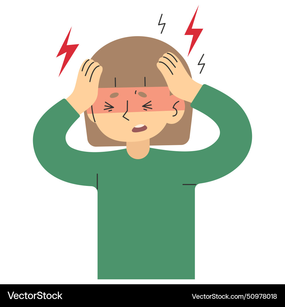 Headache 6 Royalty Free Vector Image - VectorStock
