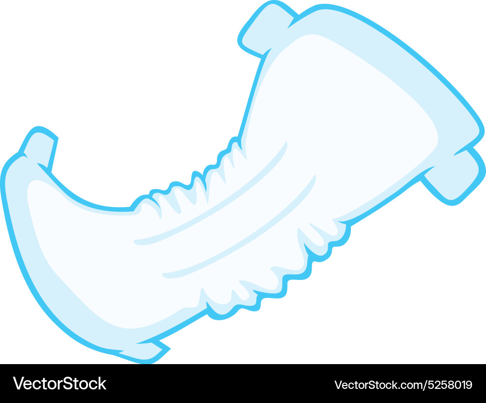 Cartoon diaper Royalty Free Vector Image - VectorStock