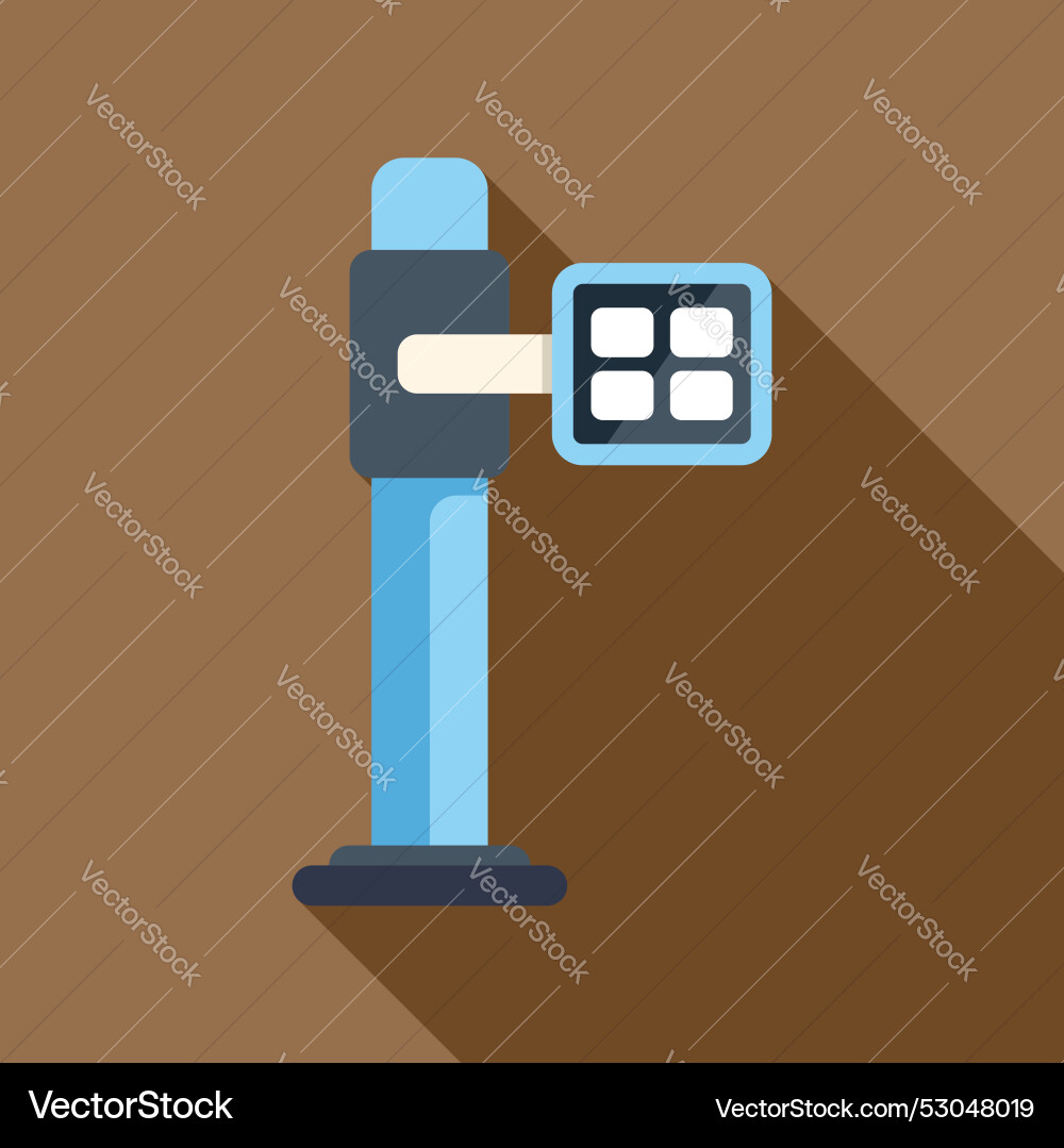 Modern medical equipment x ray machine Royalty Free Vector
