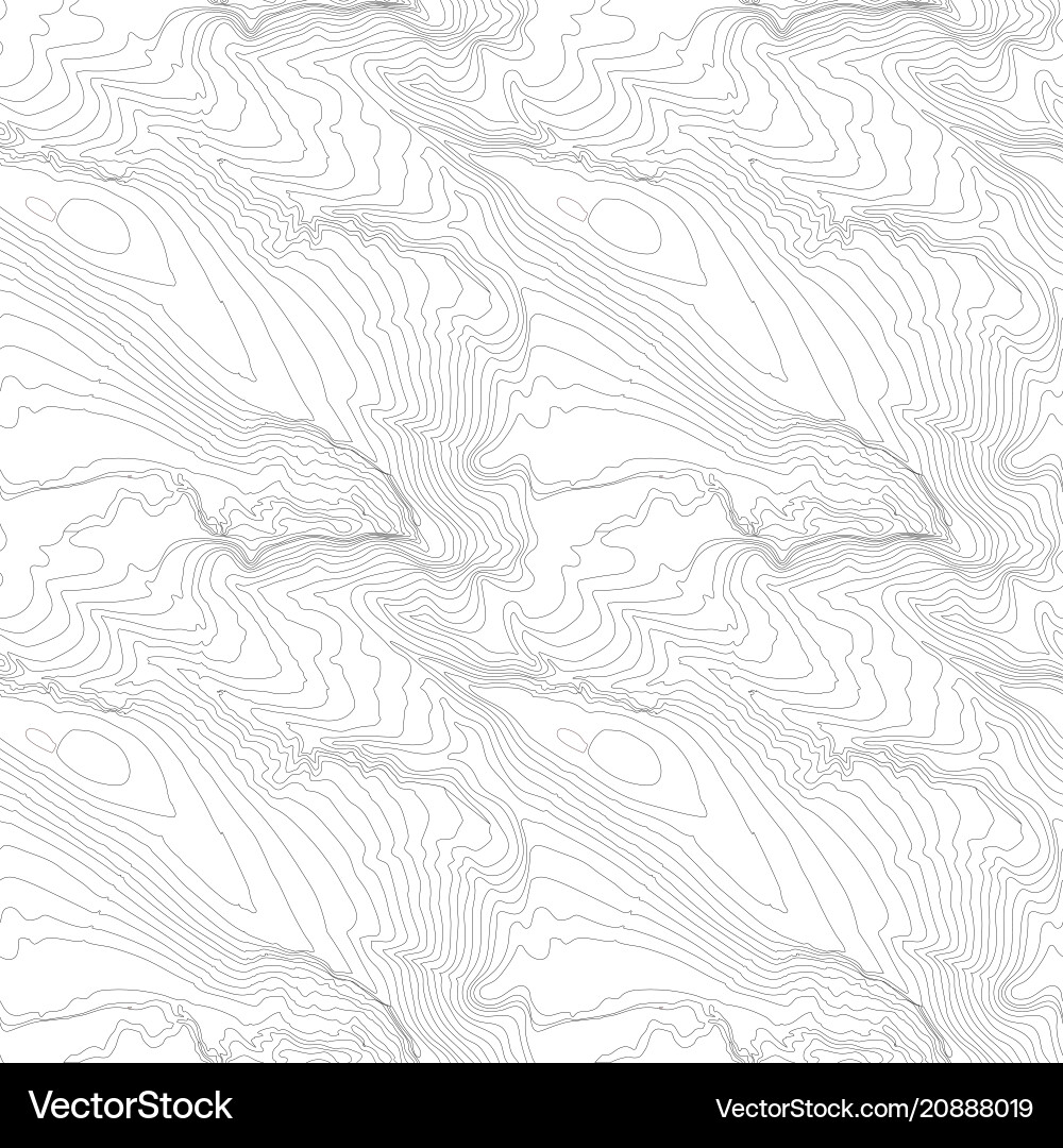 Tileable topographic map background concept Vector Image