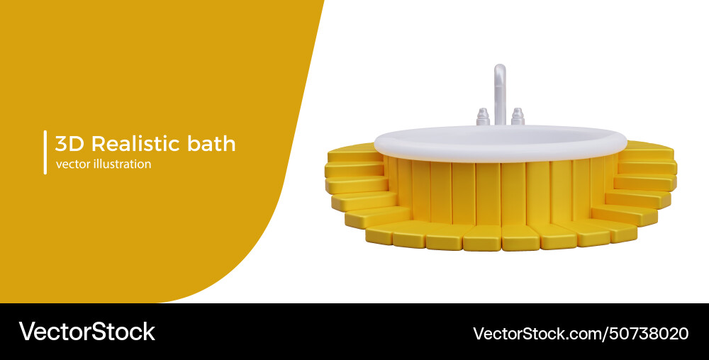 Bath spa with massage and temperature effect Vector Image