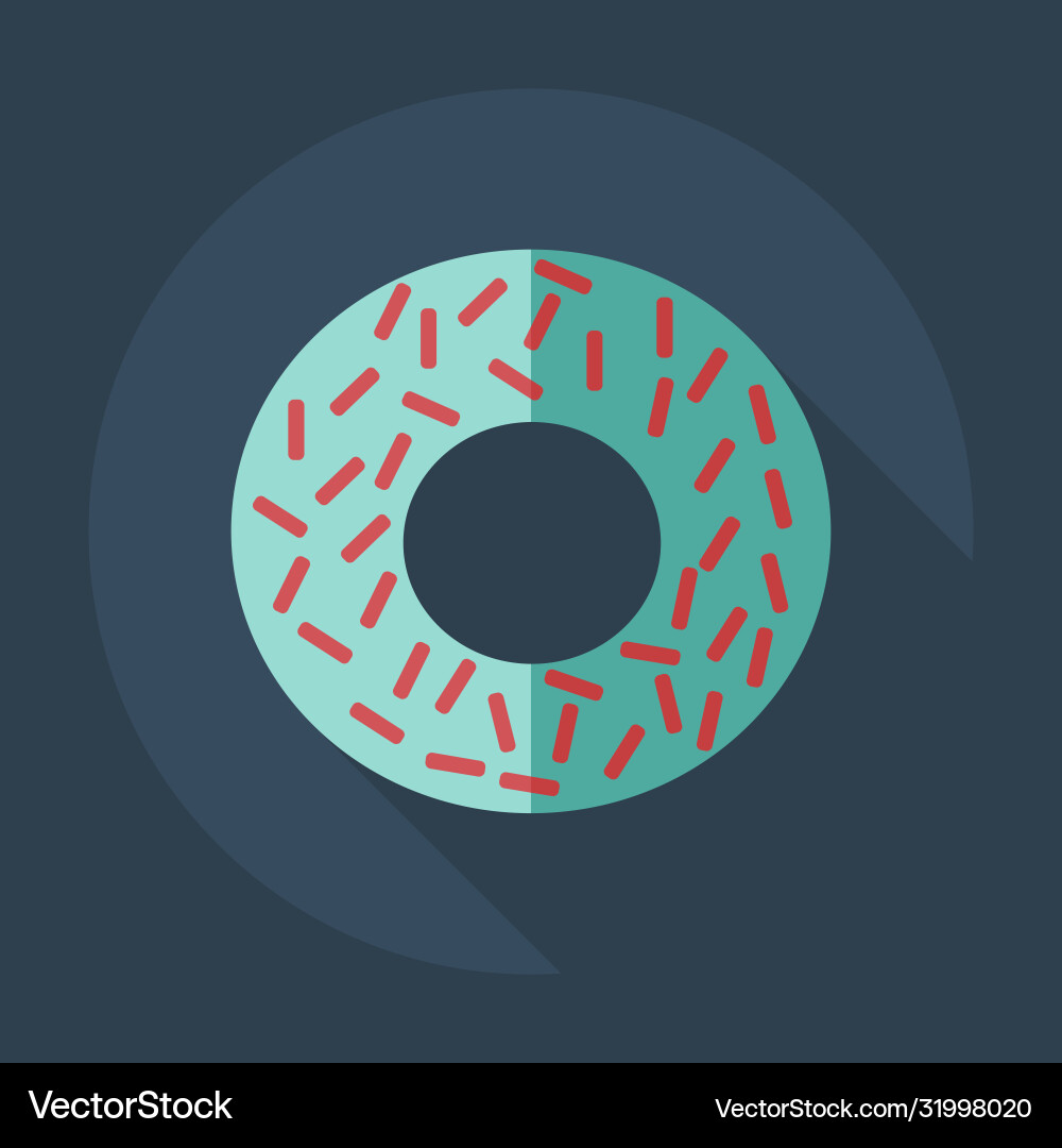 Flat modern design with shadow icons sweetness Vector Image