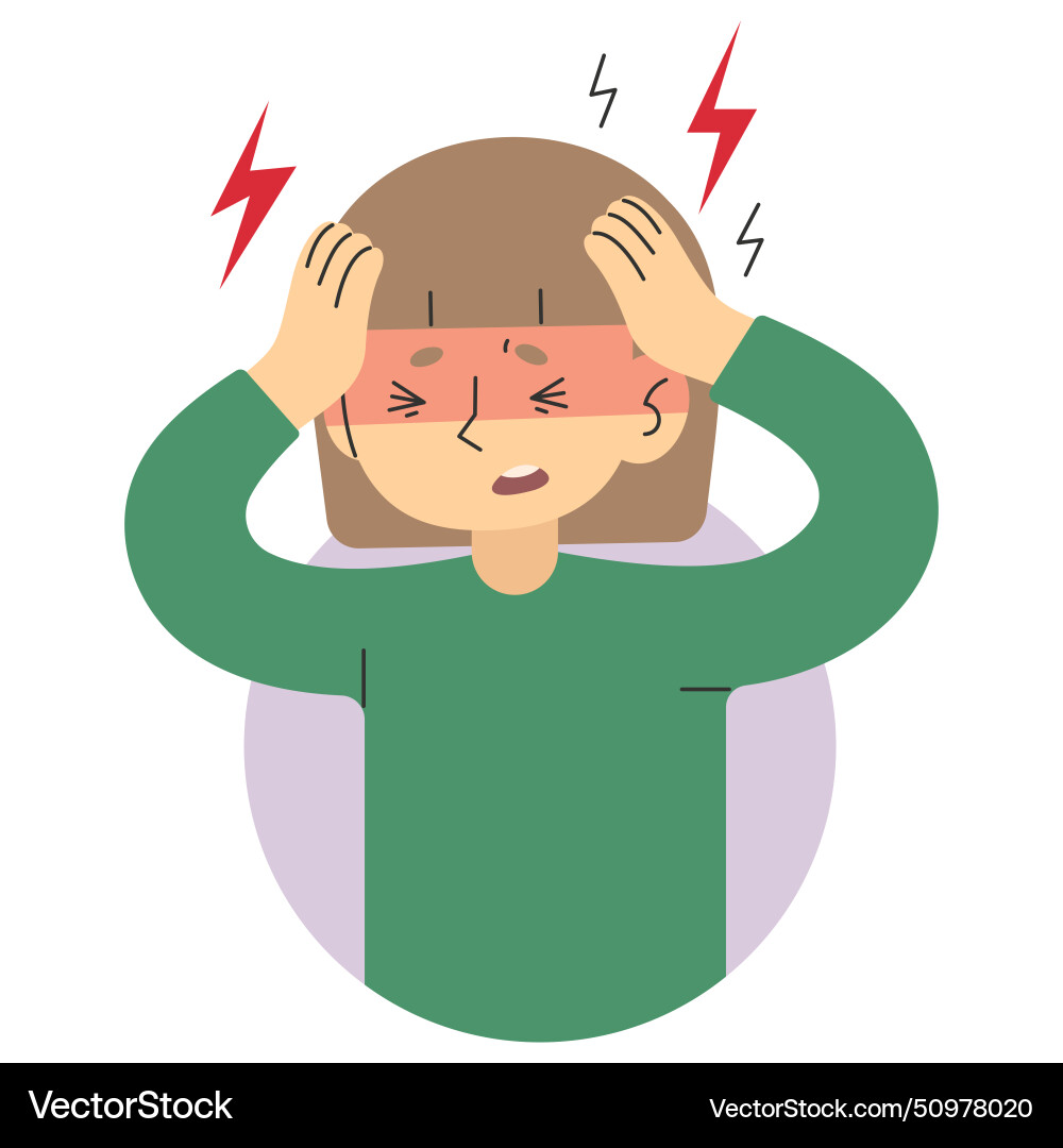 Headache 8 Royalty Free Vector Image - VectorStock