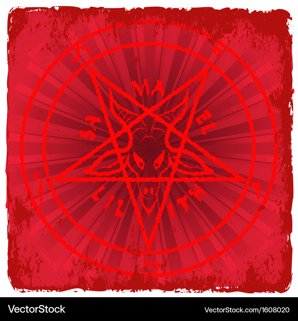 Symbol of satan Royalty Free Vector Image - VectorStock